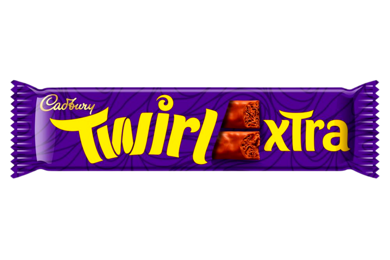 Cadbury -Twirl Xtra - Duo Chocolate Bar - 54g - Best Before it's Gone Ltd Cadbury -Twirl Xtra - Duo Chocolate Bar - 54g - Best Before it's Gone Ltd